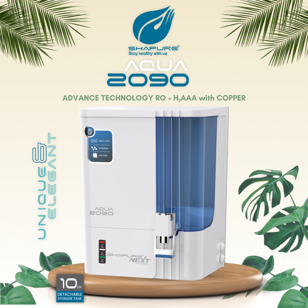 Shapure Water Purifier Aqua 2090 | 8-Stage Filtration RO